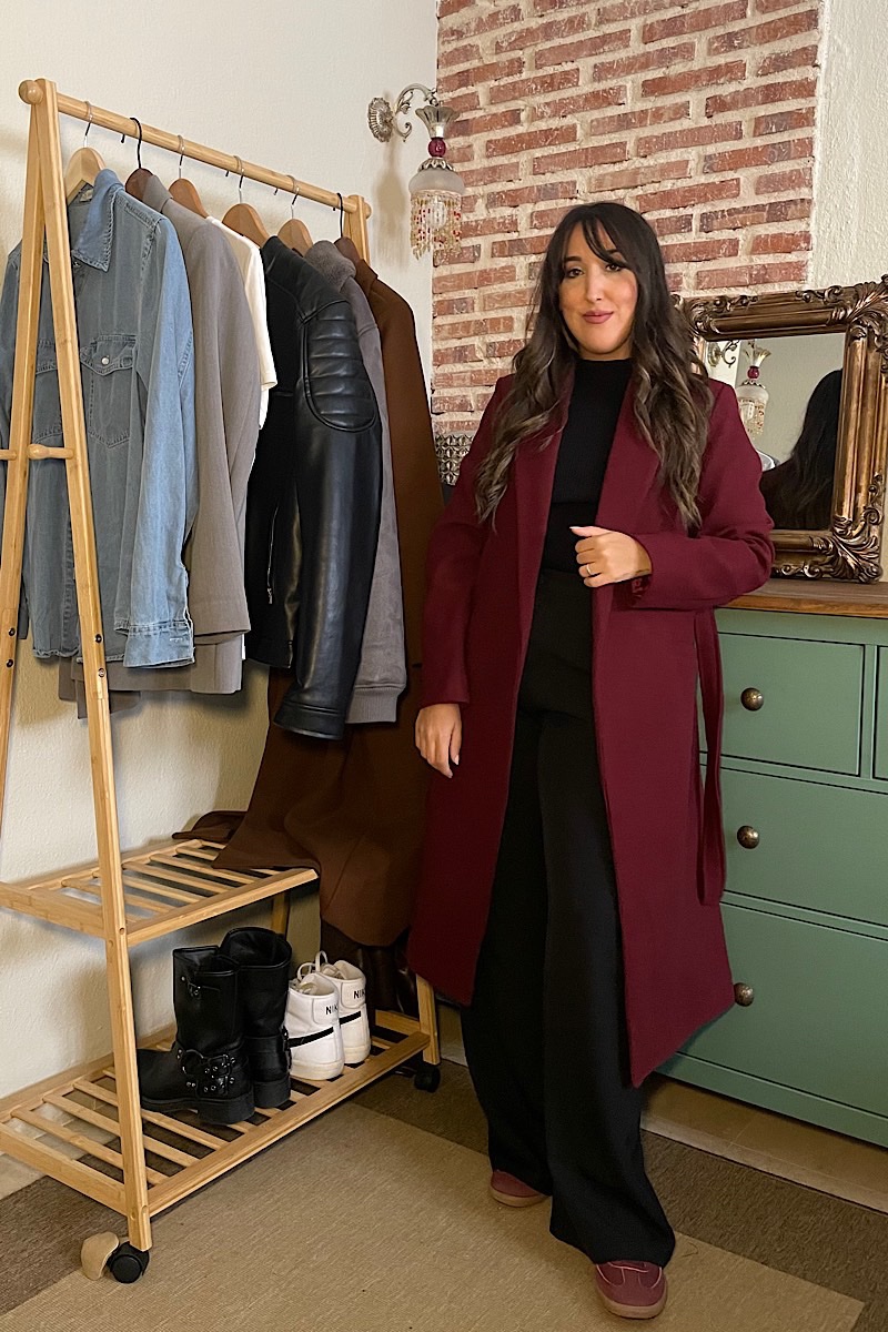 Abrigo Burdeos Style – Sacha’s Closet