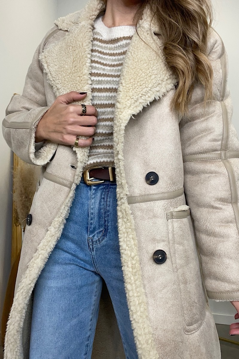 Abrigo Beige Dinamarca – Sacha’s Closet