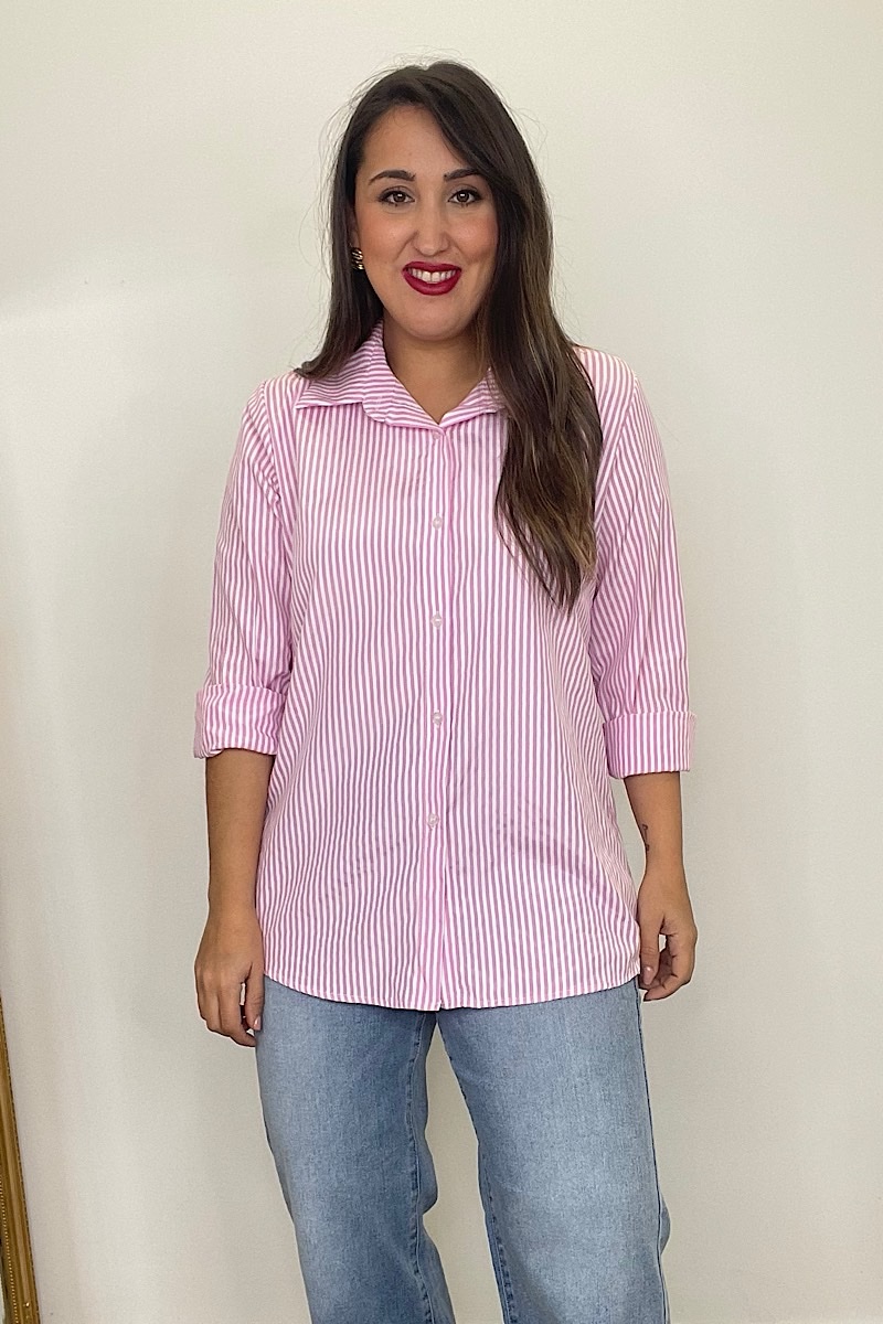 Camisa Rayas Pink – Sacha’s Closet