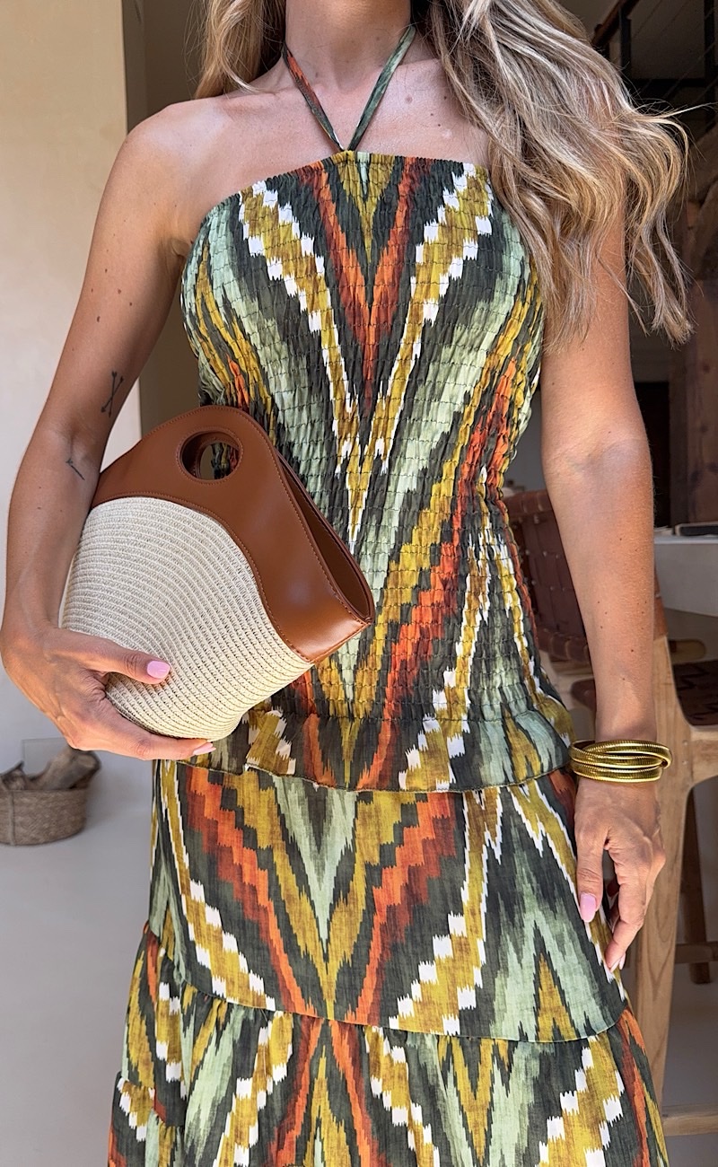 Vestido Kaki Sahara - Sacha's Closet